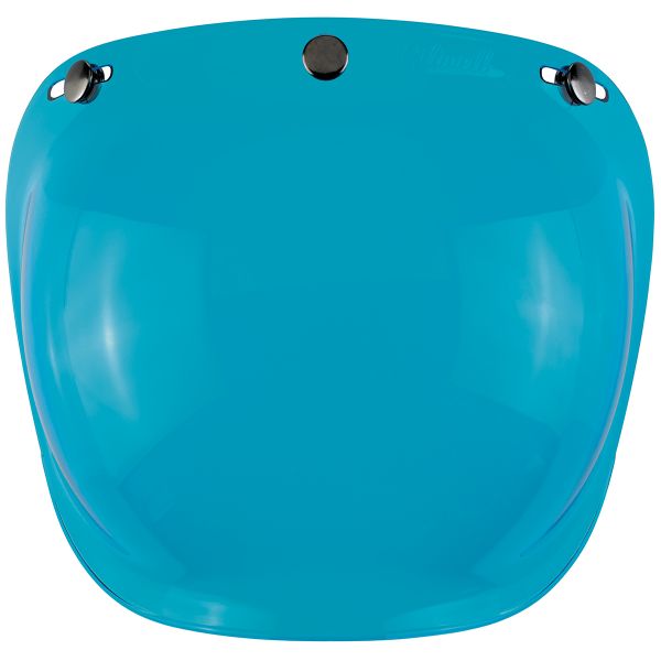 Visor Biltwell Bubble Shield Blue ready to ship | iCasque.co.uk