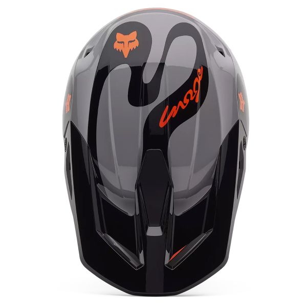 Helmet FOX V1 Emotion Steel Grey in stock | iCasque.co.uk