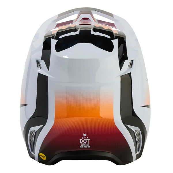 Helmet FOX V1 Flora White Black ready to ship | iCasque.co.uk
