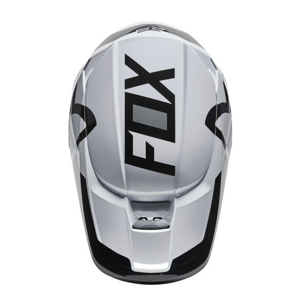 Helmet FOX V1 Lux Black White at the best price | iCasque.co.uk