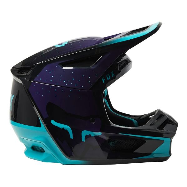 Helmet FOX V2 Vizen Black Purple in stock | iCasque.co.uk
