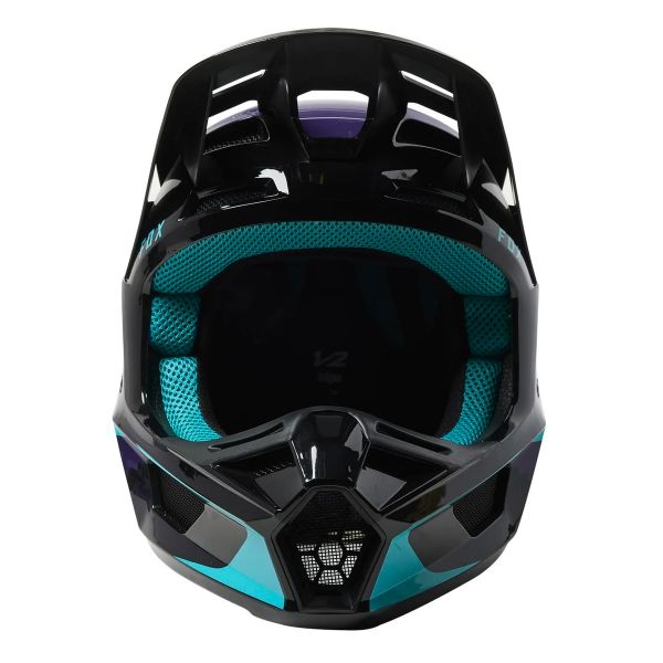 Helmet FOX V2 Vizen Black Purple in stock | iCasque.co.uk