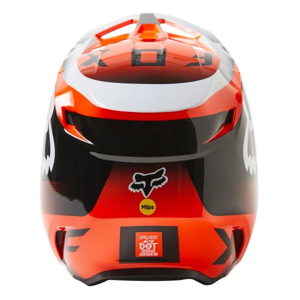 Helmet FOX V1 Leed Flo Orange Kid in stock | iCasque.co.uk