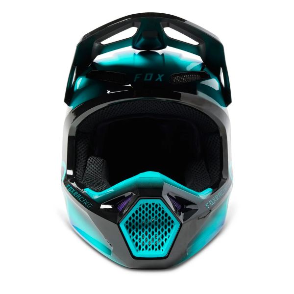 Helmet FOX V1 Toxsyk Black Kid ready to ship | iCasque.co.uk
