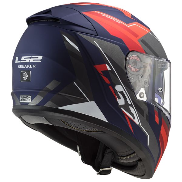 Helmet LS2 Breaker Beta Matt Red Blue FF390 at the best price | iCasque ...