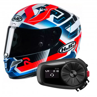 Pack Helmet + Intercom Systems : HJC RPHA 11 Nectus MC21 + Kit ...