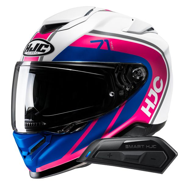 Pack Helmet + Intercom Systems : HJC RPHA71 Mapos MC28SF + Kit ...