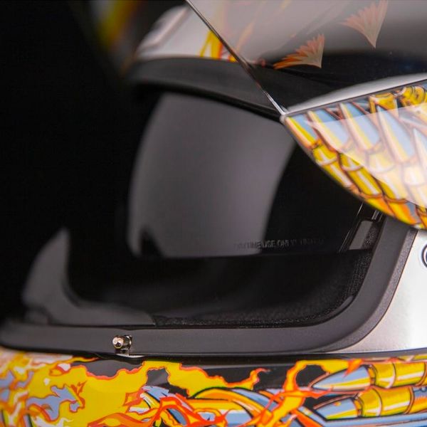 Helmet ICON Airform Warthog Silver at the best price | iCasque.co.uk