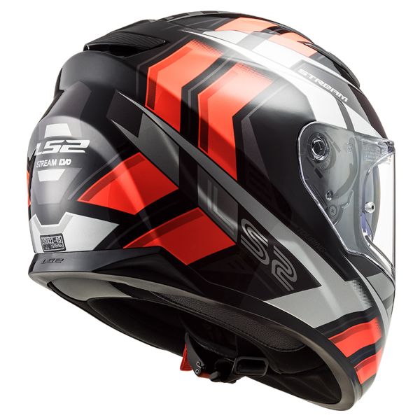 Helmet LS2 Stream Evo Loop Black Fluo Orange FF320 at the best price ...