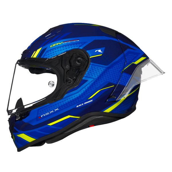 Helmet Nexx X.R3R Precision Blue Neon in stock | iCasque.co.uk