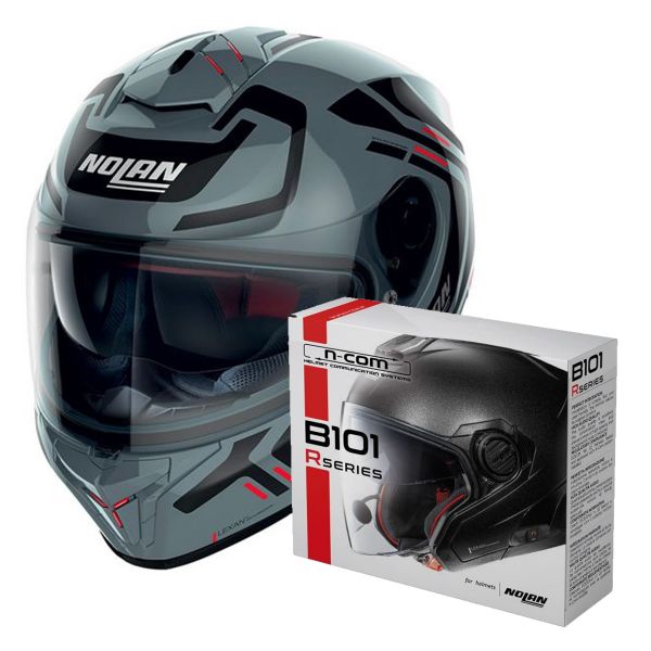 Pack Helmet + Intercom Systems : Nolan N80-8 Ally N-Com 51 + Bluetooth ...