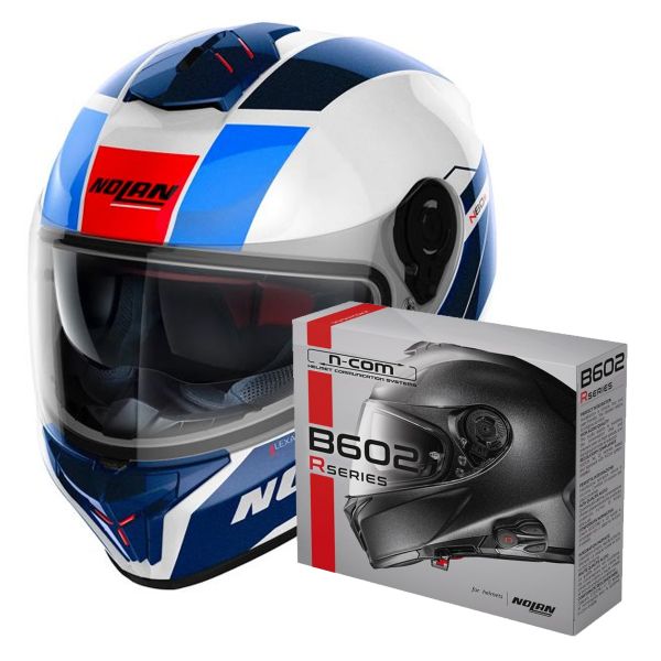 Pack Helmet + Intercom Systems : Nolan N80-8 Mandrake N-Com 50 + Kit ...
