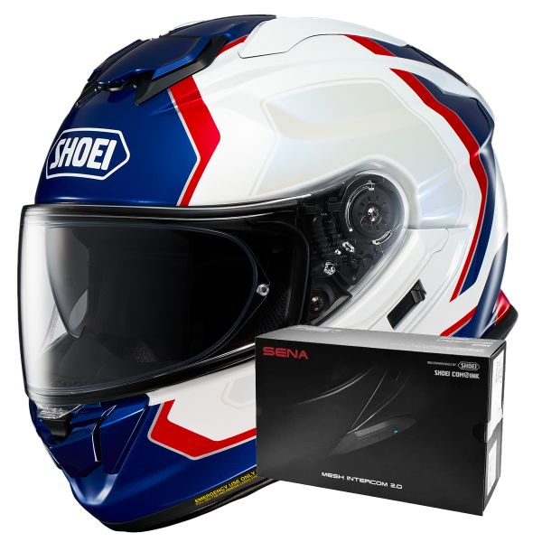 Pack Helmet + Intercom Systems : Shoei GT-AIR 3 Realm TC10 + Sena SRL ...