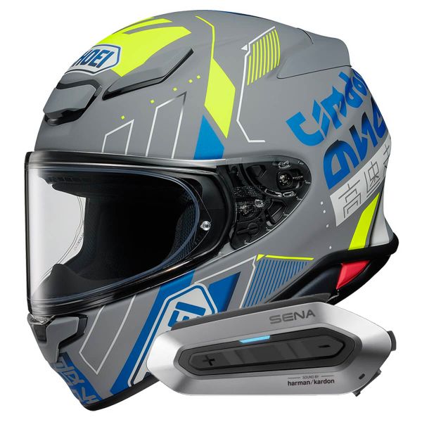 Pack Helmet + Intercom Systems : Shoei NXR2 Accolade TC-10 + Intercom ...