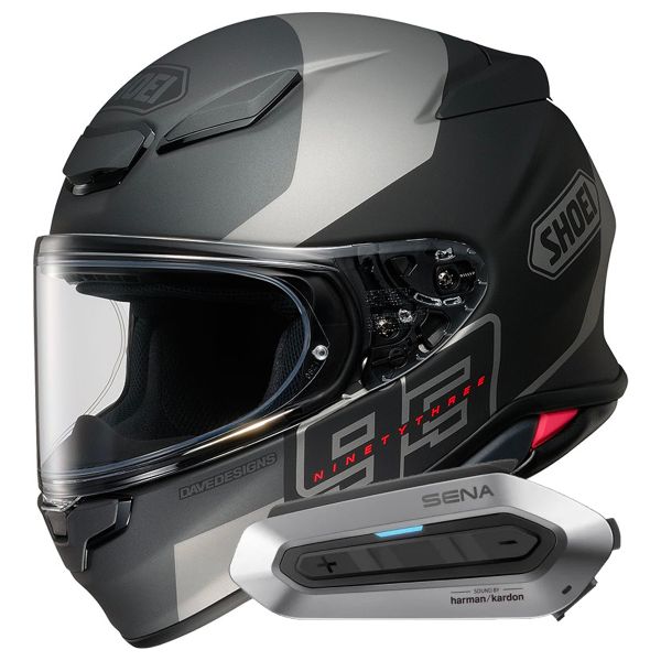 Pack Helmet + Intercom Systems : Shoei NXR2 MM93 Collection Rush TC-5 ...