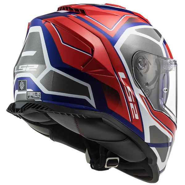 Helmet LS2 Storm Faster Red Blue FF800 at the best price | iCasque.co.uk