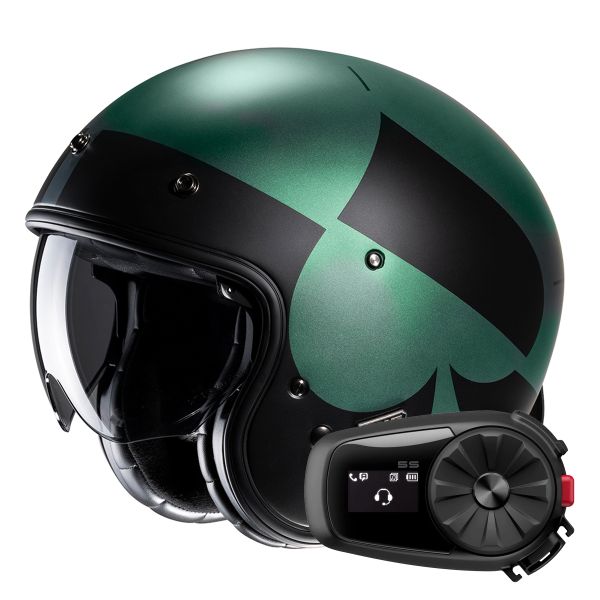 Pack Helmet + Intercom Systems : HJC V31 Kuz MC4SF + Kit Bluetooth 5S Solo | iCasque.co.uk