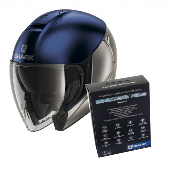 Pack Helmet + Intercom Systems : Shark Citycruiser Dual Mat SBS + Kit ...