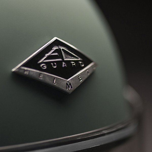 Helmet Edguard Dirt Ed Visor Original English Green ready to ship ...