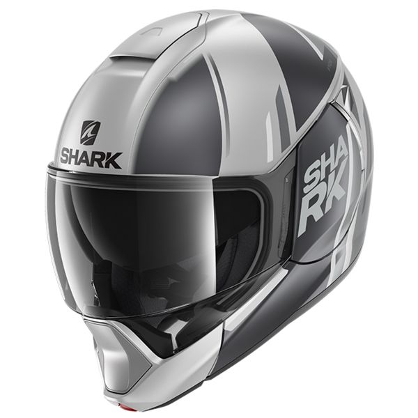 Pack Helmet + Intercom Systems : Shark Evojet Vyda Mat SAK + Kit ...