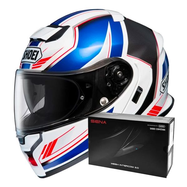 Pack Helmet + Intercom Systems : Shoei Neotec 3 Grasp TC10 + Sena SRL ...