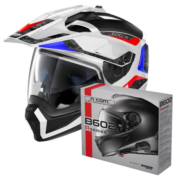 Pack Helmet + Intercom Systems : Nolan N70 2 X Torpedo N-Com 45 ...