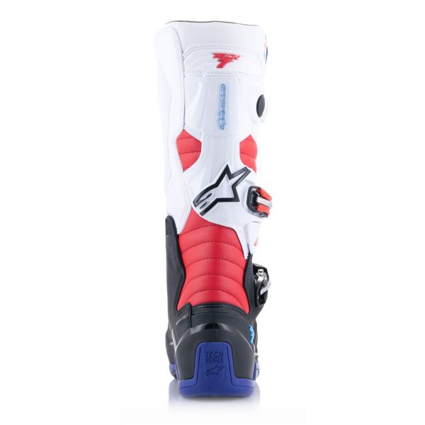 Motocross Boots Alpinestars Tech 7 Black Dark Blue Red White in stock ...