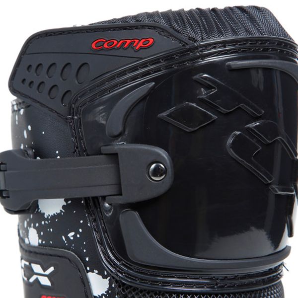 Motocross Boots TCX Comp Kid Black Black White in stock | iCasque.co.uk