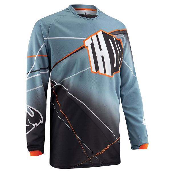 Motocross Jerseys Thor Phase Prism Steel in stock | iCasque.co.uk