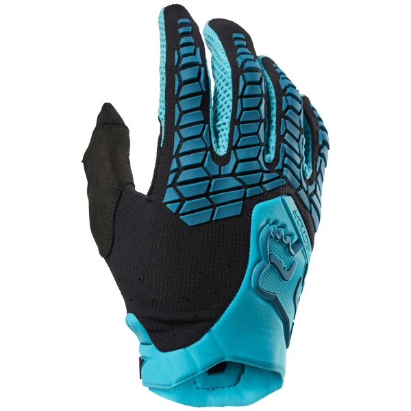 Motocross Gloves FOX Pawtector Teal in stock | iCasque.co.uk