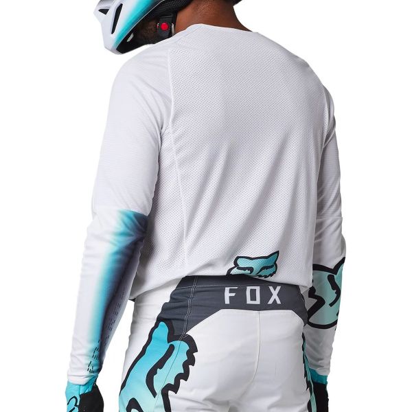 Motocross Jerseys FOX 360 Fgmnt White in stock | iCasque.co.uk