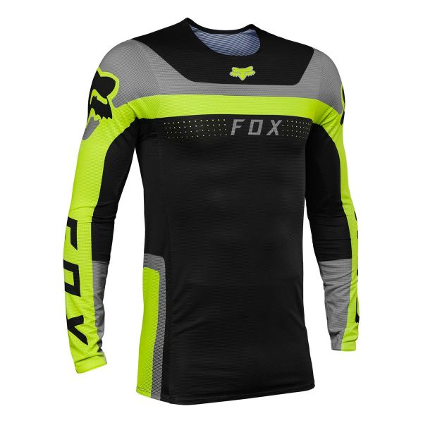 Motocross Jerseys FOX Flexair Effekt Flo Yellow ready to ship | iCasque ...