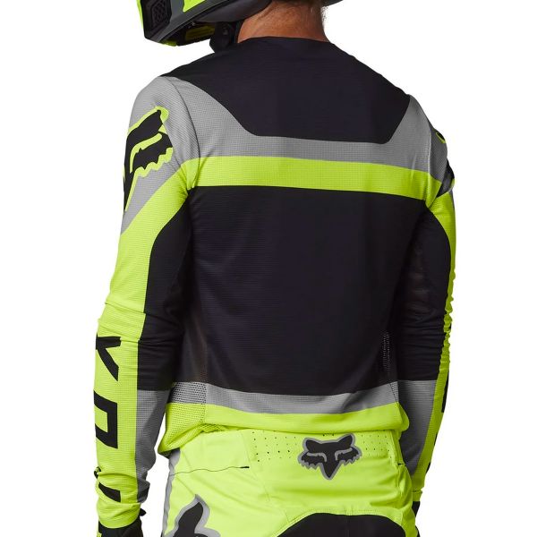 Motocross Jerseys FOX Flexair Effekt Flo Yellow ready to ship | iCasque ...