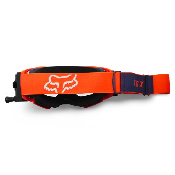 Motocross Goggles FOX Airspace Stray Roll Off Midnight in stock ...