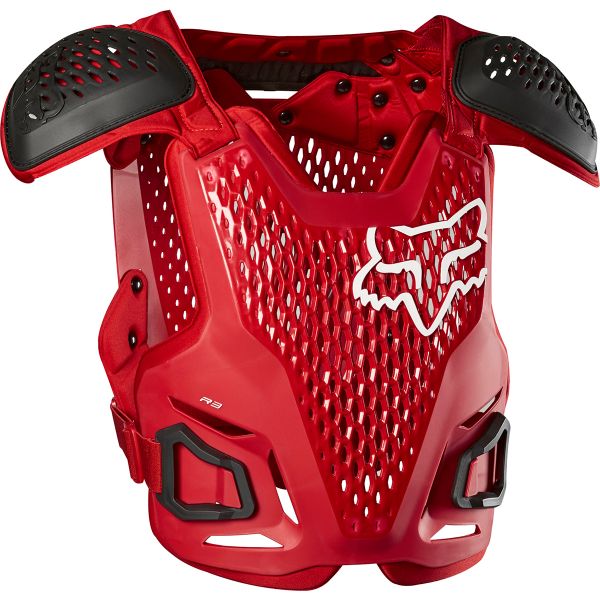 Chest Protector FOX R3 Flame Red ready to ship | iCasque.co.uk