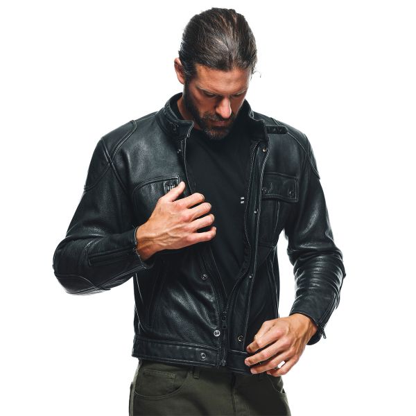 Motorcycle jacket Dainese Merak Black at the best price | iCasque.co.uk