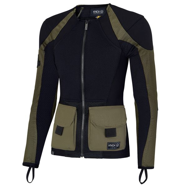 Motorcycle jacket Knox Urbane Pro MK3 Utility Woman Olive Green at the ...