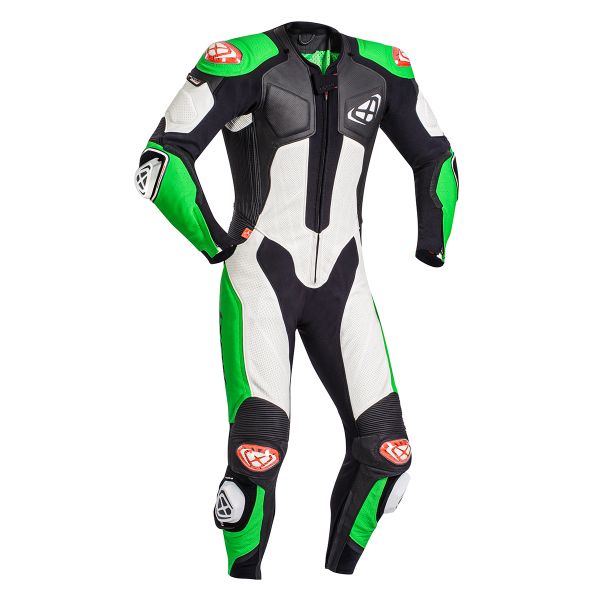 Racing Suit Ixon Vendetta Evo Black White Green at the best price ...