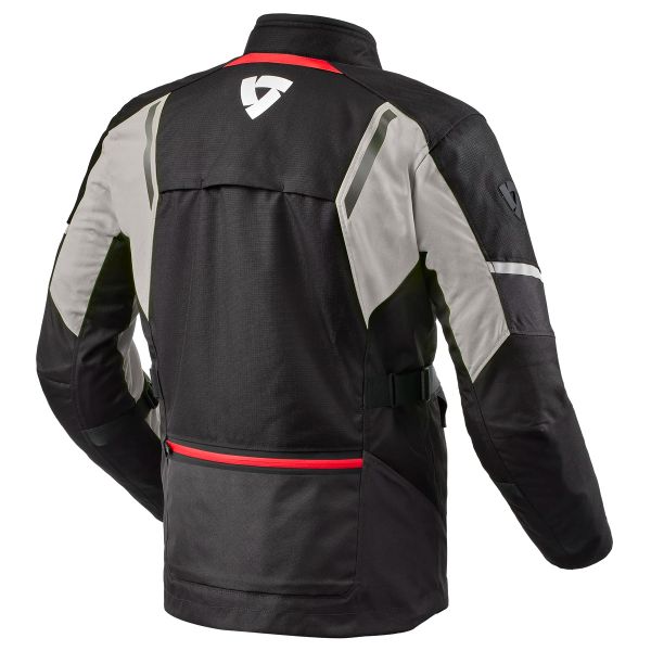 Motorcycle coat REV'IT Move H2O Black Grey at the best price | iCasque ...