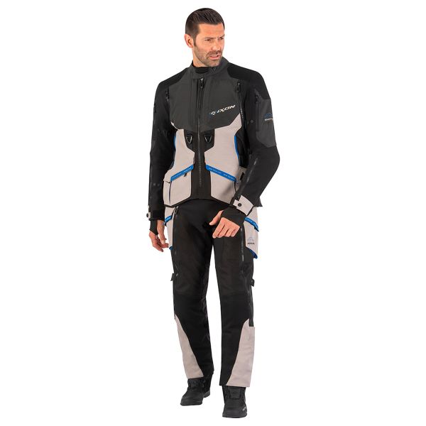 Motorcycle coat Ixon Ragnar Black Anthracite Grege at the best price ...