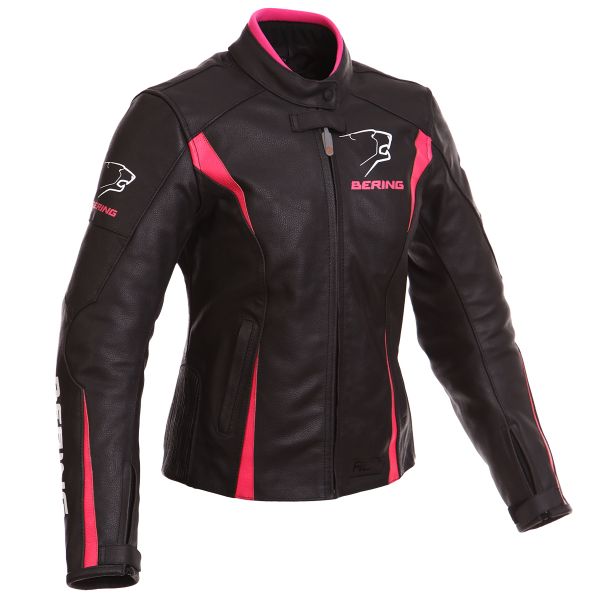 Motorcycle jacket Bering Lady Gangsta Black Fuchsia ready to ship ...
