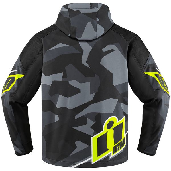 Motorcycle jacket ICON Merc Deployed Grey ready to ship | iCasque.co.uk