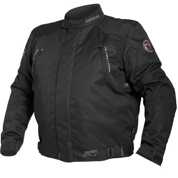 Motorcycle jacket Bering Otto Black King Size at the best price ...