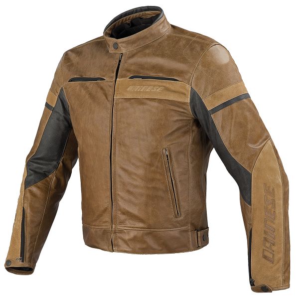 Motorcycle jacket Dainese Stripes Evo Tobacco in stock | iCasque.co.uk