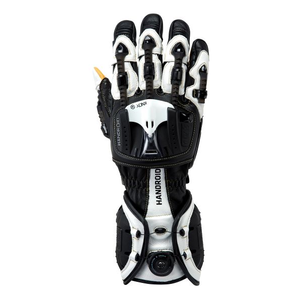 Motorcycle gloves Knox Handroid MKIII Black White ready to ship ...