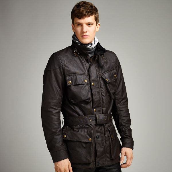 Motorcycle coat Belstaff Classic Trophy Mahogany in stock | iCasque.co.uk