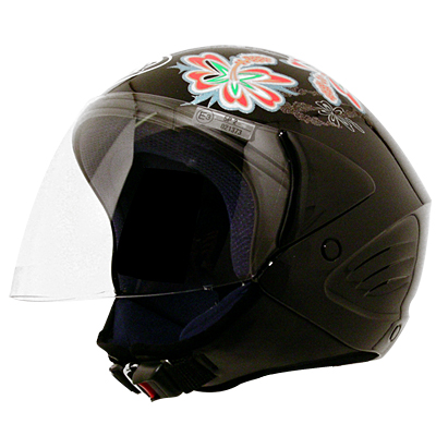 Helmet Suomy Jet Light Flowers ready to ship | iCasque.co.uk