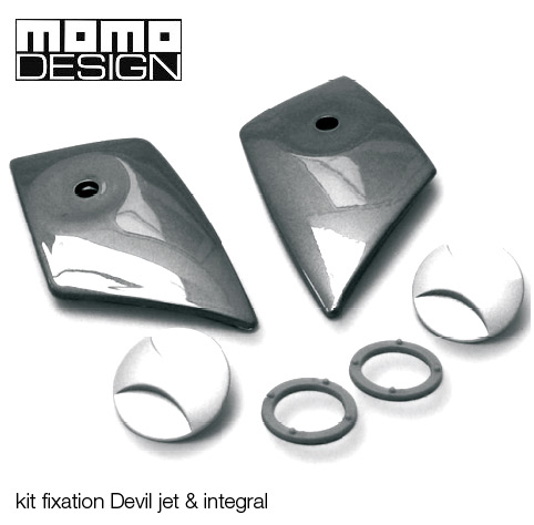 Helmet spares Momo Design Mounting Kit MOMO Design Jet - Integral Devil ...
